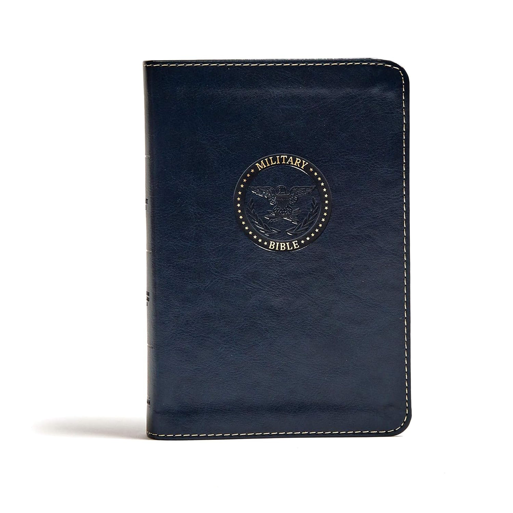 Military Bible - Compact Navy Blue Leather Edition – Byrrd Books