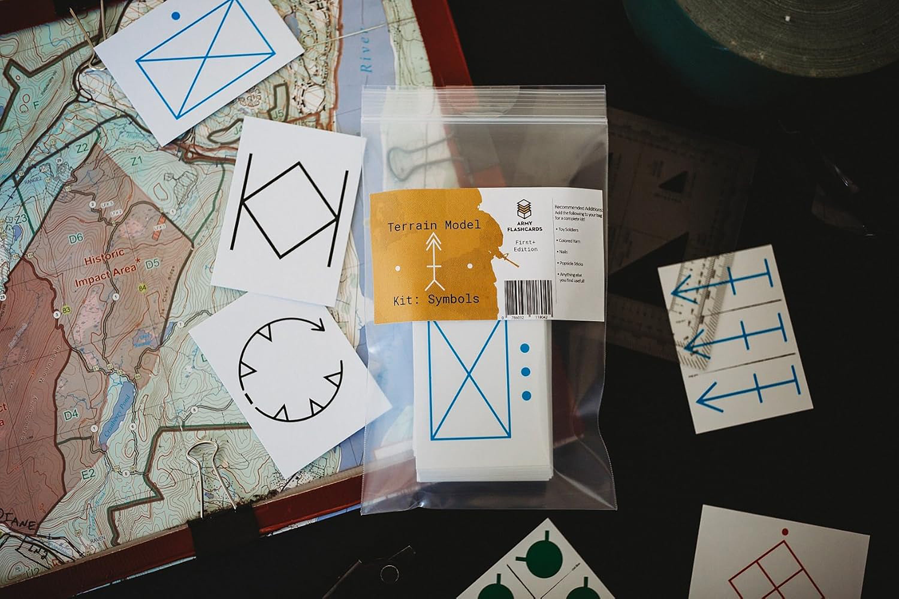 Terrain Model Kit: Symbols for Map Charting - Geometric Shapes ...